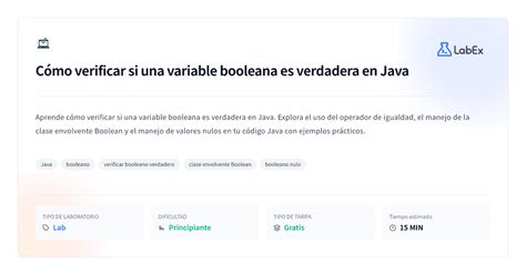 Cómo Verificar Si Una Variable Booleana Es Verdadera En Java Labex