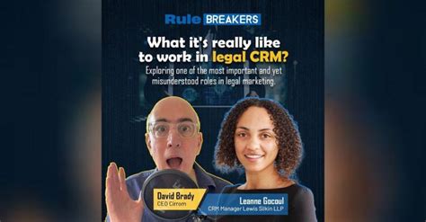 David Anthony Brady On Linkedin Rulebreakers With David Brady And