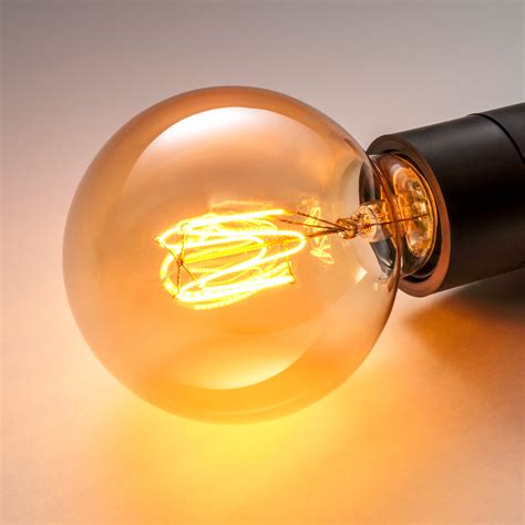 Molnart Led燈泡 E27 150流明 球形 棕色 透明玻璃 95 公厘 Ikea 線上購物