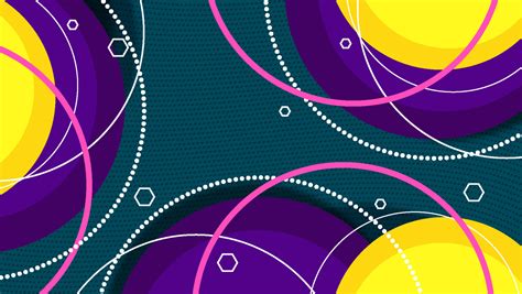 Abstract Circle Geometric Pattern Design And Background Use For Modern Design Cover Template