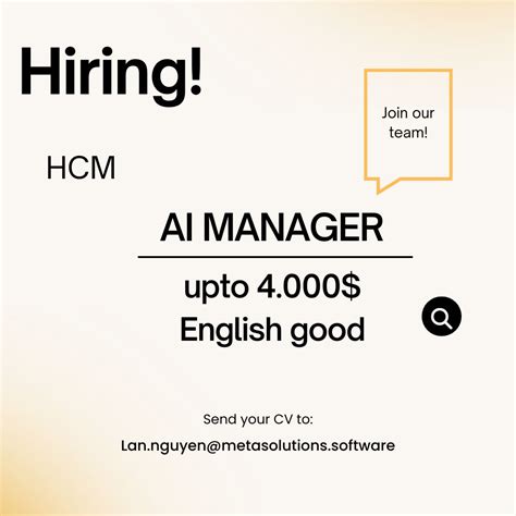 lan nguyen on linkedin hcm hn ai manager require · at least 4 years of experience in ai or…