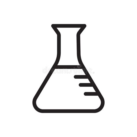 Chemical Flask Icon Outline Vector For Web Ui Stock Vector Illustration Of Equipment Test