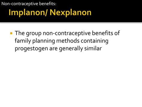 Non Contraceptive Benefits Of Cocp Pptx