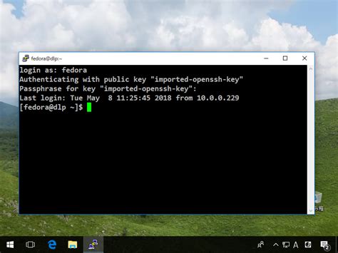 Fedora OpenSSH SSH Key Pair Authentication Server World
