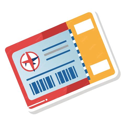 Boarding Pass Clipart Vector Art And Illustration Premium Ai