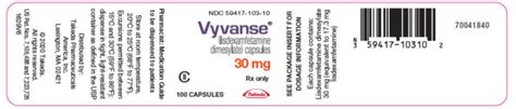 Approval Lapsed Vyvanse Lisdexamfetamine Dimesylate Capsules 30mg