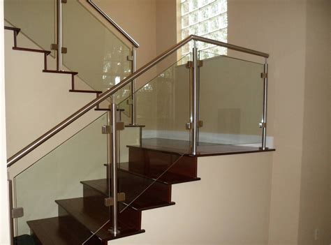 Modern Glass Stair Railing Design Glass Designs