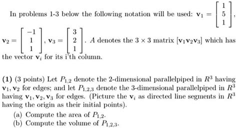 solved 1 5 1 in problems 1 3 below the following notation will be used