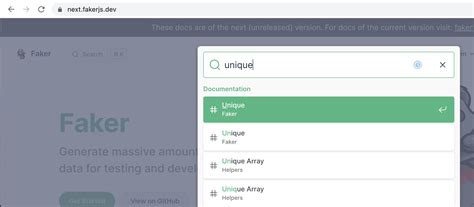 Search On Nextfakerjsdev Finds Non Existent Pages · Issue 1587 · Faker Jsfaker · Github