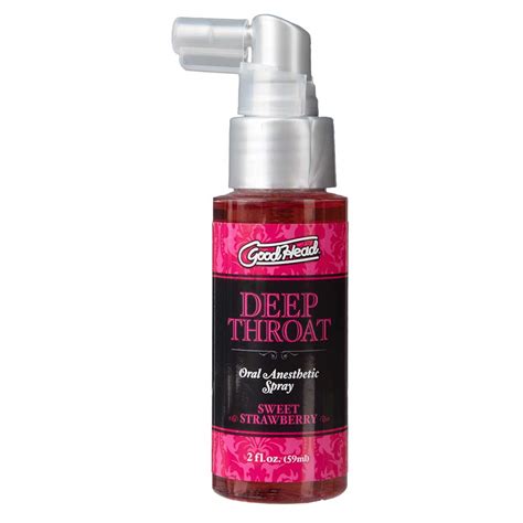 Good Head Deep Throat Flavored Oral Sex Numbing Spray 2 Oz