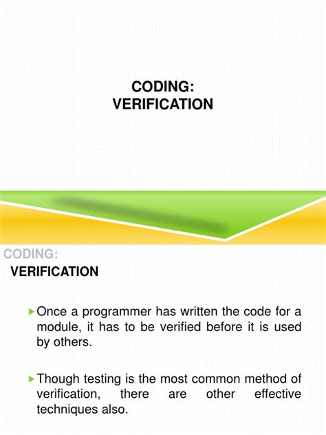 Pdf Software Engineering Coding And Verification Dokumen Tips