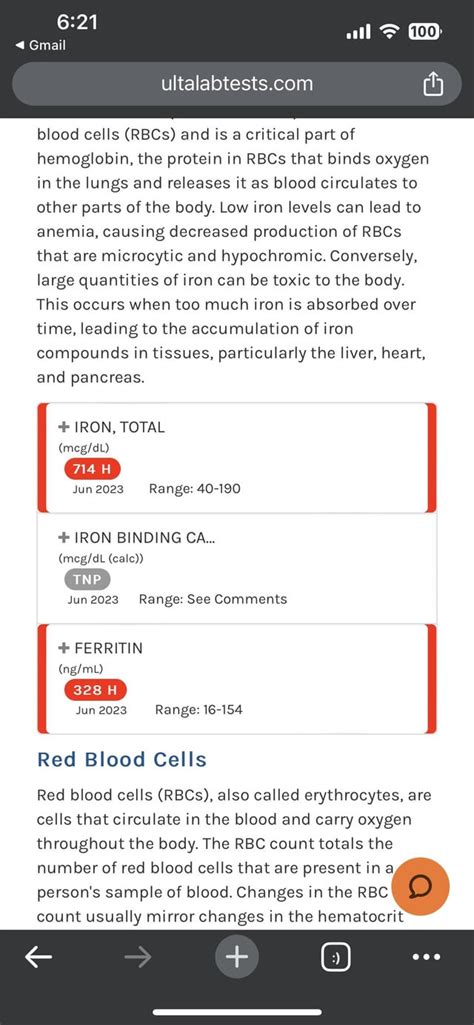 High Iron Saturation But Normal 56 Ferritin Is This Cause For Concern R Hemochromatosis