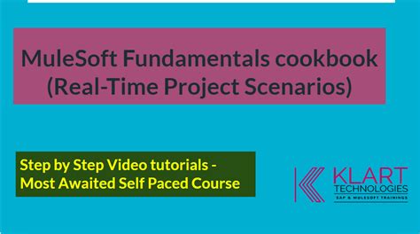 Mulesoft Training Exclusive Course Real Time Project Klart Technologies