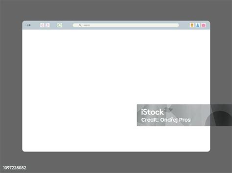간단한 평면 벡터 브라우저 창입니다 현대 아이콘 개념 그림 0명에 대한 스톡 벡터 아트 및 기타 이미지 0명 그래픽 사용자 인터페이스 데이터 Istock