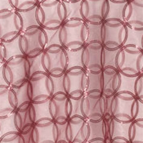 Cherry Organza Circle Sequin Overlay Kosins