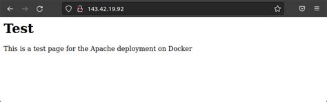 how to install apache in docker