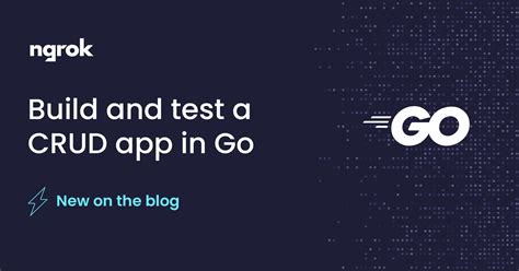 Ngrok Blog Build And Test A Crud App In Go