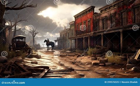 Wild West Environment Stock Image Image Of Screenshot 299576525