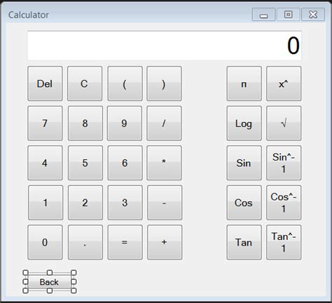 C Need Help Integrating The Math Class In A Windows Forms Calculator Stack Overflow