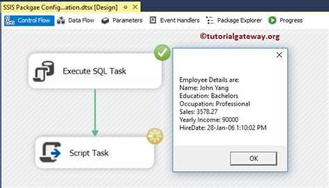 Ssis Package Configuration Using Registry Entry