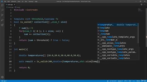 022 Non Type Template Parameters Youtube