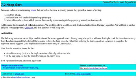 Morris Heap Sort Website For 9th 10th Grade Lesson Planet