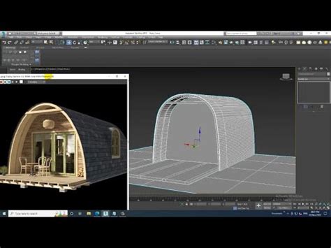 3DsMax Tutorials Learn 3D Modeling A Wooden House Pod From Scratch In