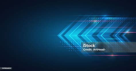 화살표가 있는 미래 지향적인 빨강파랑 줄무늬 프리젠테이션 및 웹사이트를 위한 현대적인 하이테크 배경 디지털 인터넷 통신 빛나는 역동적인 선이 있는 추상적인 배경 화살표에