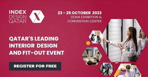 I Have Just Registered To Attend Index Design Qatar From 23 25 October