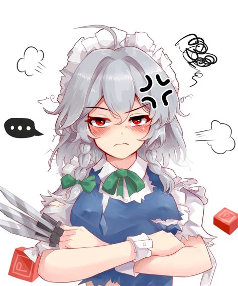 Izayoi Sakuya Touhou Drawn By Edzdrawz Danbooru