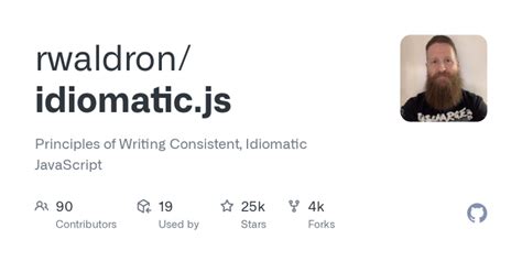 shuaib hasan akib on linkedin github rwaldron idiomatic js principles of writing consistent…