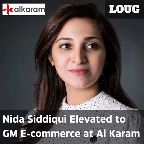 loug on linkedin nida siddiqui who was earlier the head of e commerce