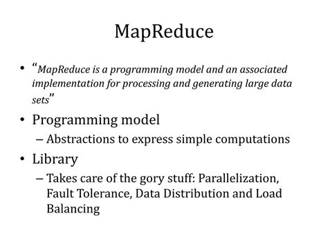 Ppt Mapreduce Simplified Data Processing On Large Clusters Powerpoint Presentation Id1874117