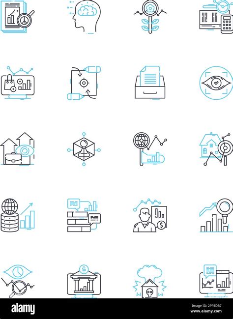Data Interpretation Linear Icons Set Analysis Inference Conclusion