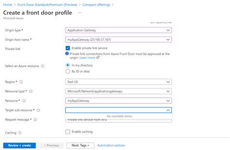 Problems Using App Gateway As Origin With Azure Frontdoor Premium Preview Stack Overflow