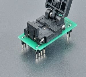 DIL8 QFN8 1 ZIF CS Programming Programmer Adapter Socket Converter Package QFN8 Elnec