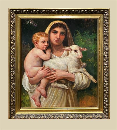 Proantic Spanish School Late 19th Century The Divine Shepherdess