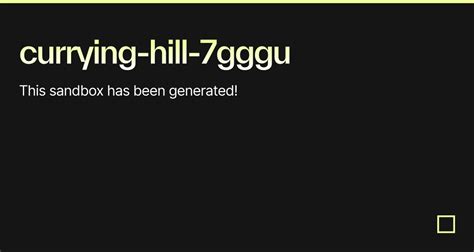 Currying Hill 7gggu Codesandbox Currying Hill 7gggu Codesandbox