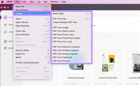 How To Create PDF Files With UPDF For Mac User Guide