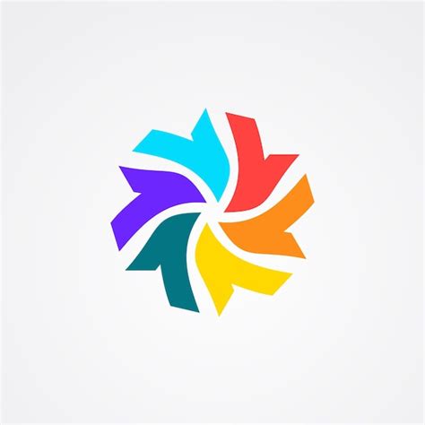 Premium Vector Abstract Logo Design Template Forming A Circle Of Unity