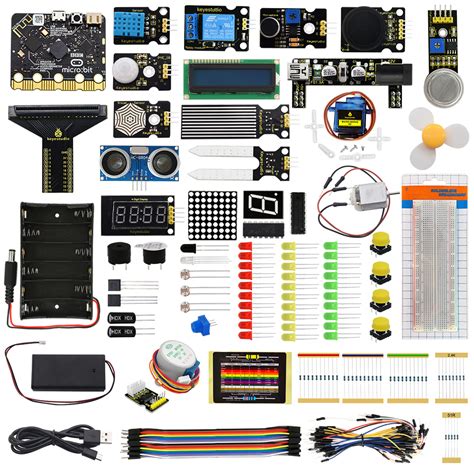 Keyestudio Micro Bit Super Learning Starter Sensor Kit With Microbit V2 0 Board