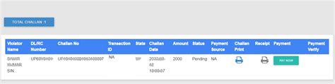 How To Check Challan Number By Registration Number Vehicle Details Info