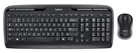 Logitech Mk320 Wireless Keyboard And Wireless Mouse Combo Black Bundle