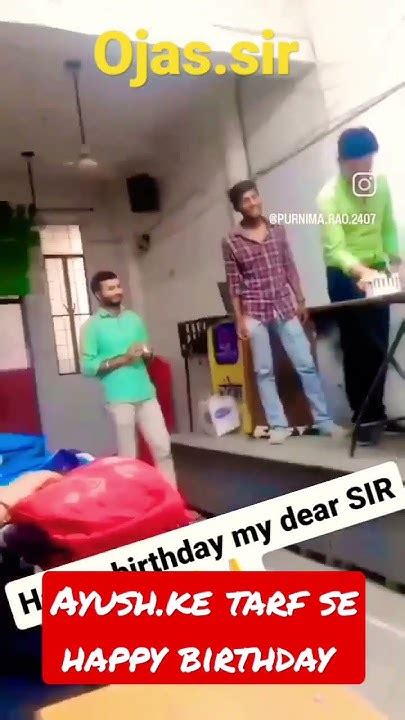 Happy Birthday Ojas Sir Viralvideo Motivation Ssccgl Youtube