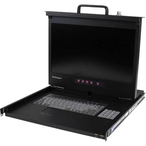 Startech Com U Hd P Rackmount Lcd Console With Front Usb Hub Walmart Com