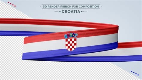 United States 3d Render Ribbon For Composition Psd