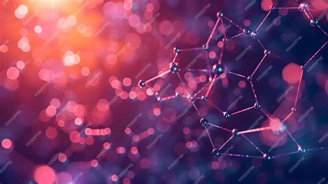 Premium Photo Molecular Network Forming Weblike Structure