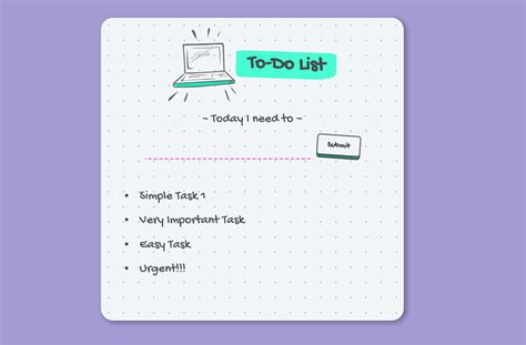 Github Revistoto Do List This Is A Super Fun And Simple To Do List