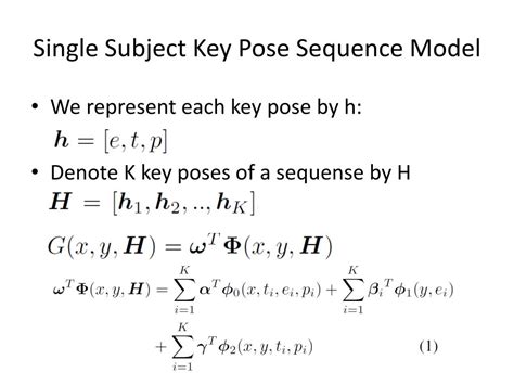 Ppt A Discriminative Key Pose Sequence Model For Recognizing Human Interactions Powerpoint