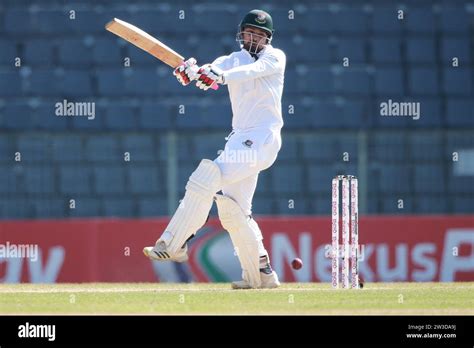 Bangladeshi Batter Nurul Hasan Shohan During Bangladesh New Zealand